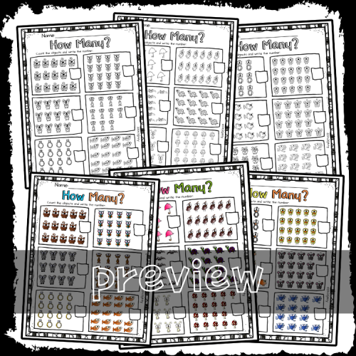 Set 1: How Many? 11–20 | Counting Objects, Ten Frames, Fingers, and ...