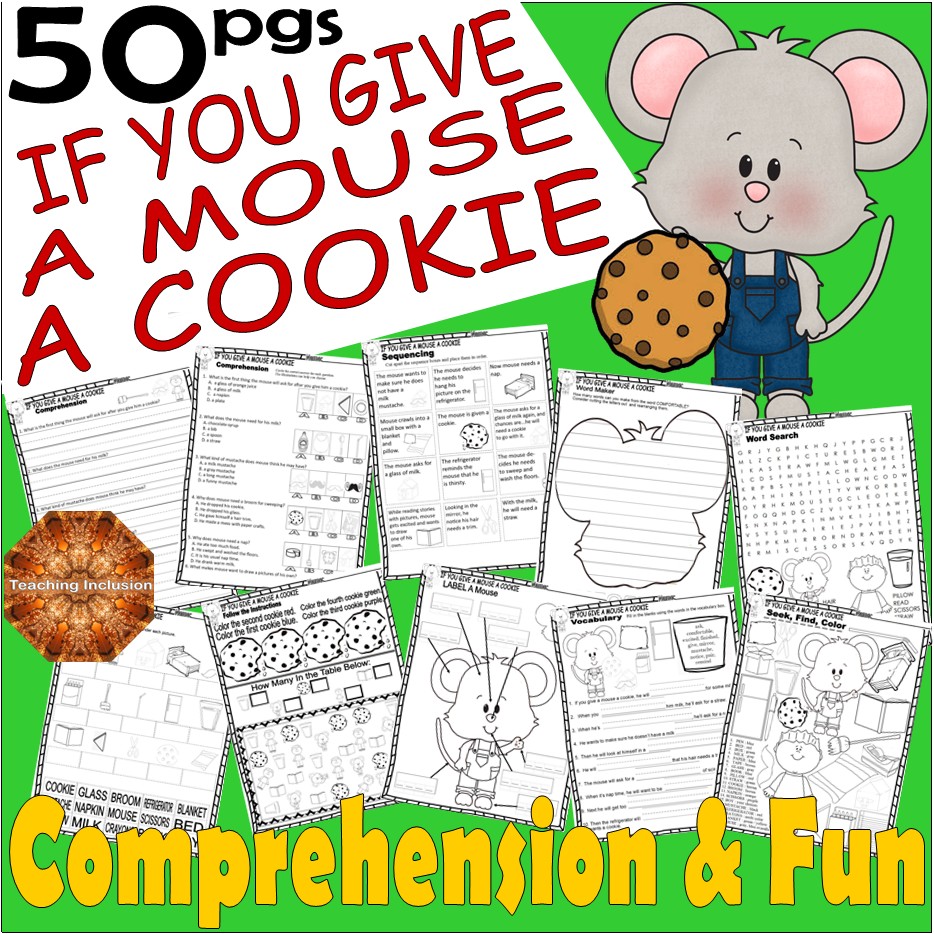 If You Give a Mouse a Cookie Read Aloud Book Companion Reading ...