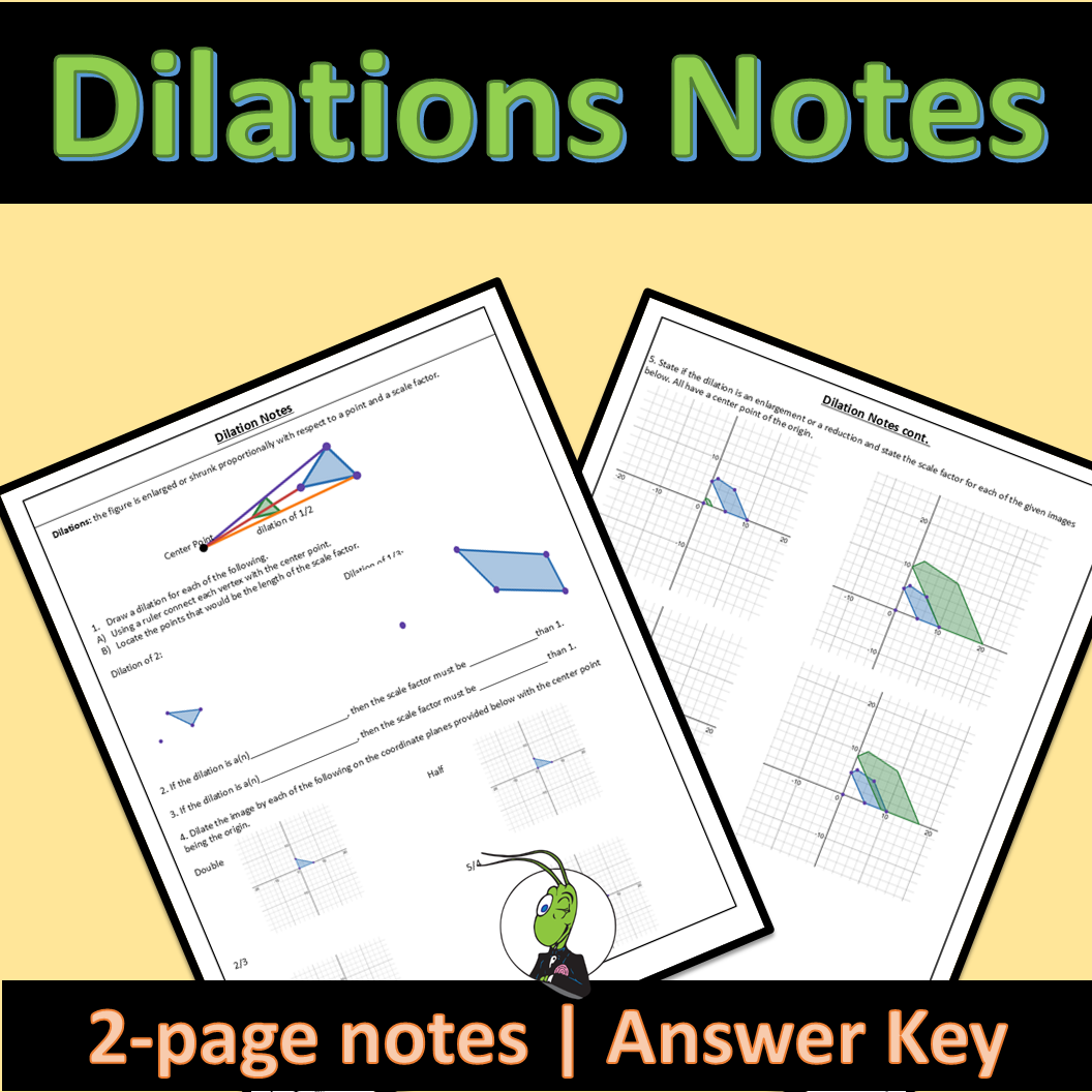 Measuring Angles and Arcs in Circles Geometry Guided Notes Circles Unit ...