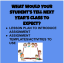 WHAT CAN YOU TELL NEXT YEAR'S CLASS? - EXPERIENCES TO SHARE (LESSON ...