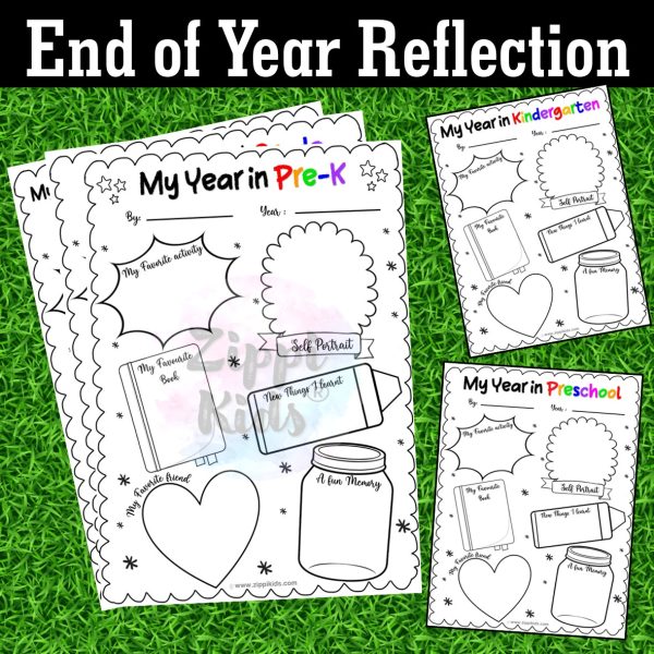 End of Year Reflection Activitiy, End of year Memories One-pager | Made ...
