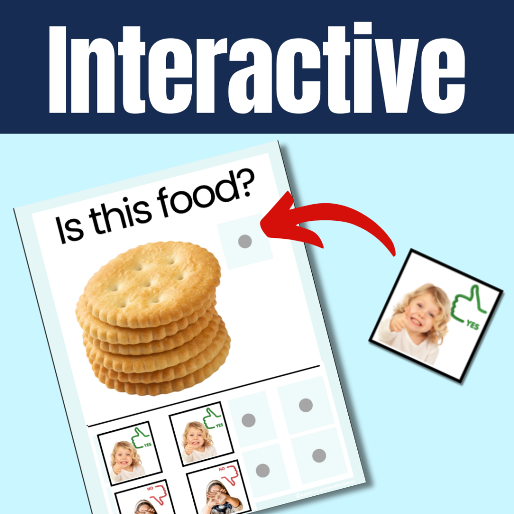 Is This Food? Yes/No Questions Autism Adapted Book | Align with ABLLS-R ...
