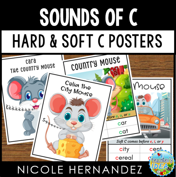 Sounds of C- Hard & Soft C Posters | Made By Teachers