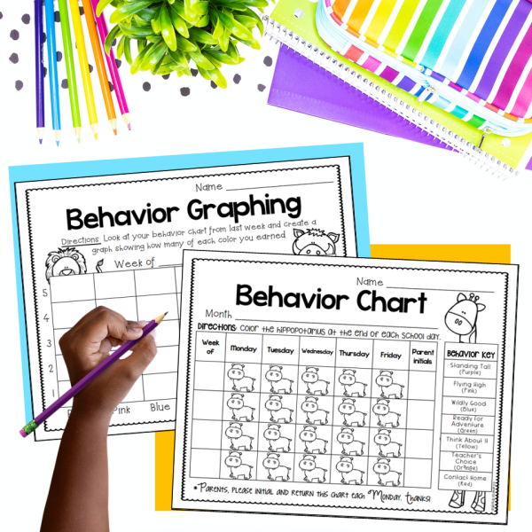 Behavior Clip Chart Jungle Safari Theme - Made By Teachers