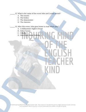 Brave New World Chapters 9, 10, and 11 Quiz and Answer Key for High ...