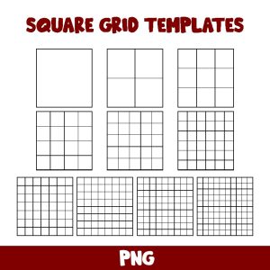 Square Grid Templates | Graphing Clip Art | Made By Teachers
