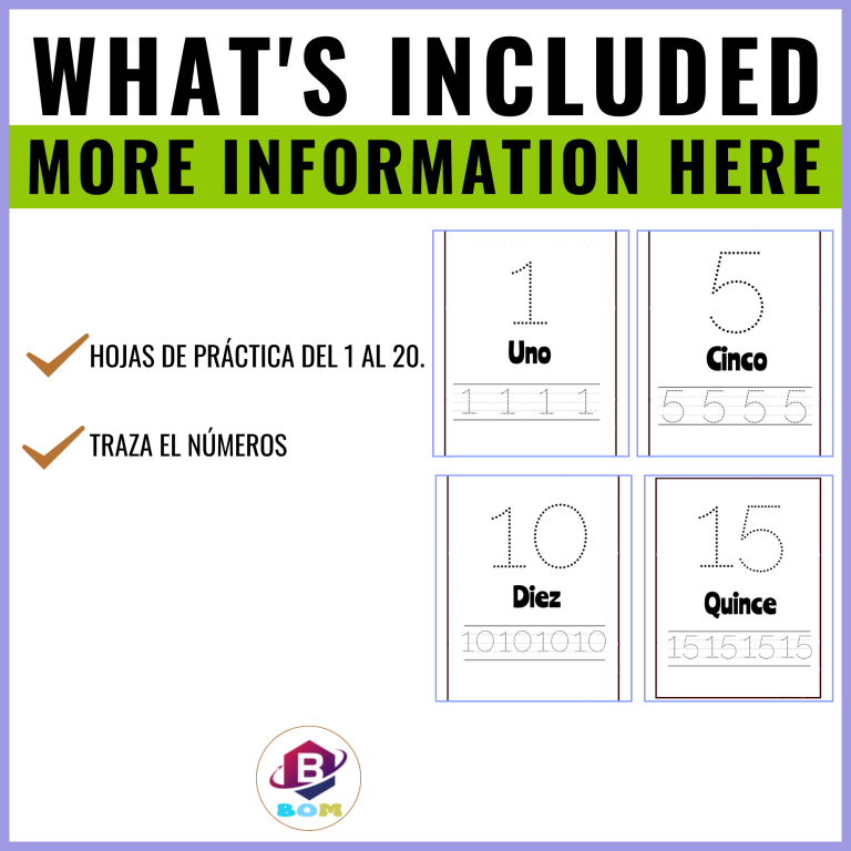 Números del 1 al 20 - Numbers 1 - 20 Printable Activities in Spanish ...