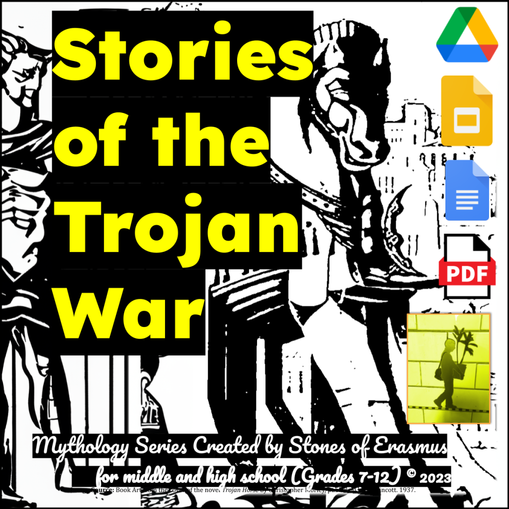 Stories of the Trojan War Greek and Roman Myth Bundle for Middle & HS ...