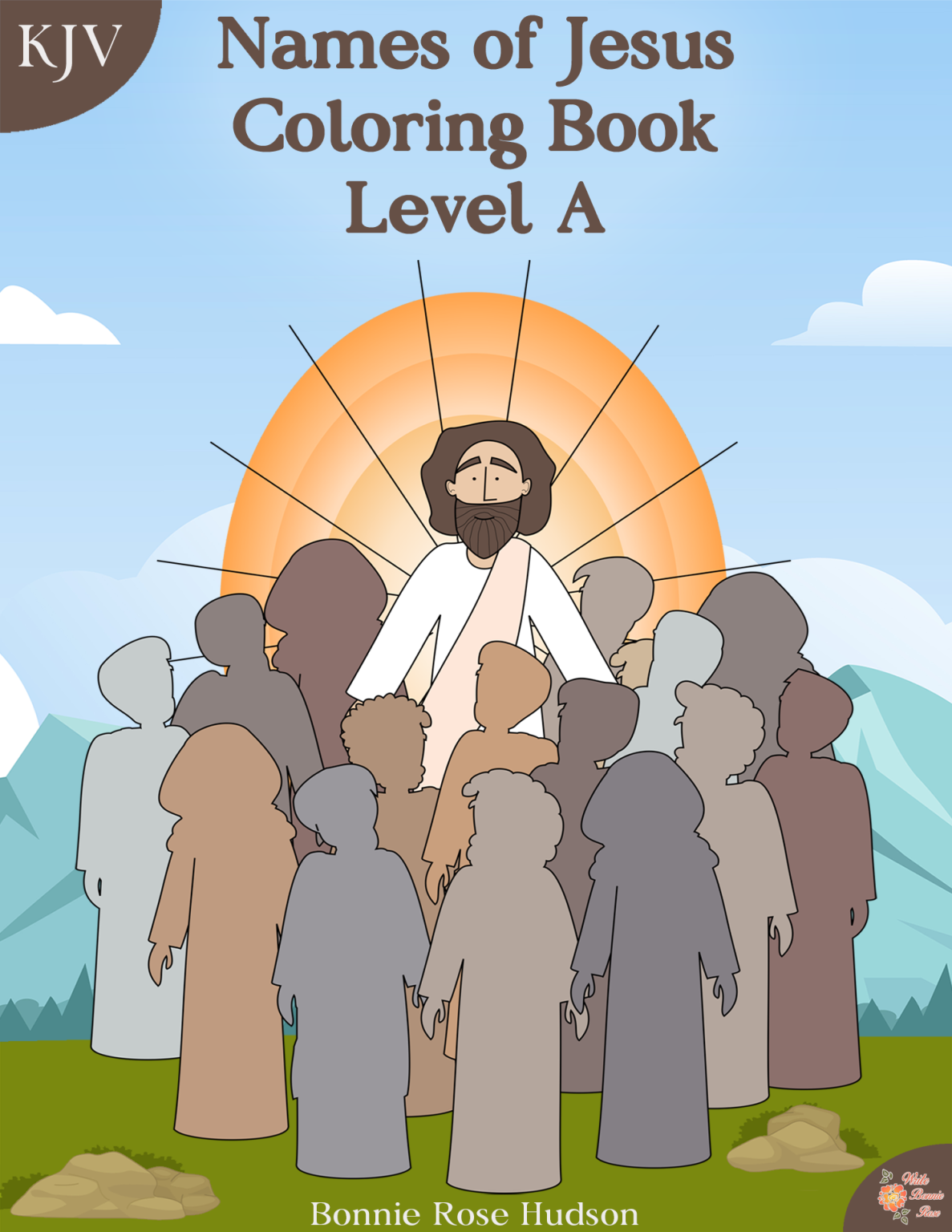 Names of Jesus Coloring Book-Level A (KJV) | Made By Teachers