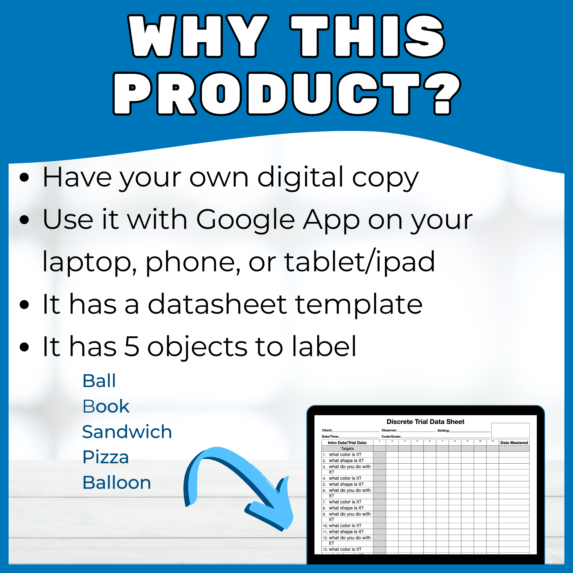 Tact Color Shape and Function Google Slides Verbal behavior ABA SPED ...