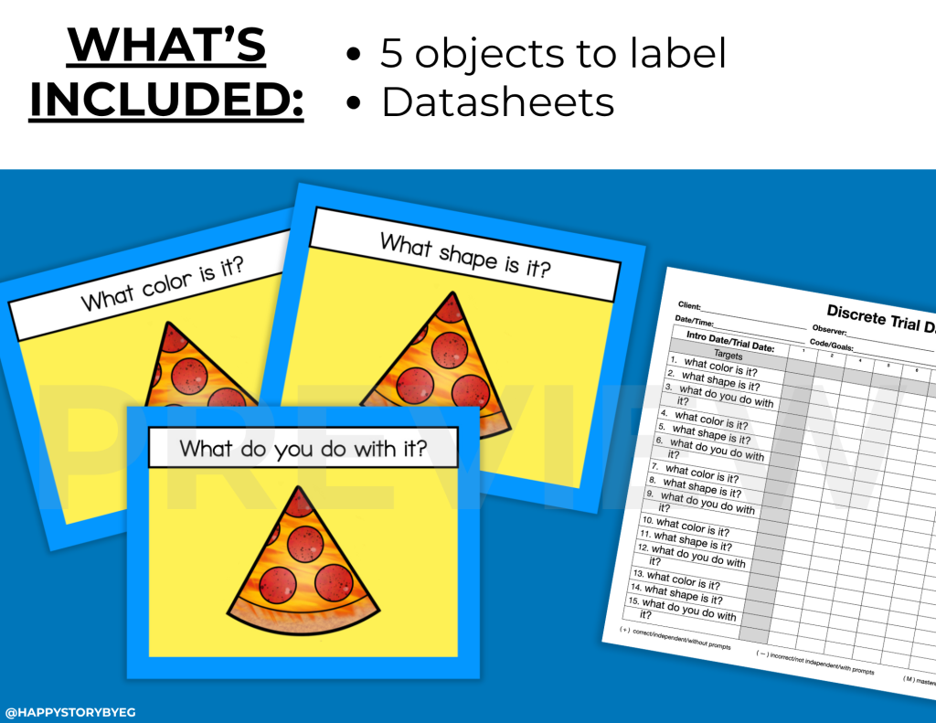 Tact Color Shape and Function Google Slides Verbal behavior ABA SPED ...
