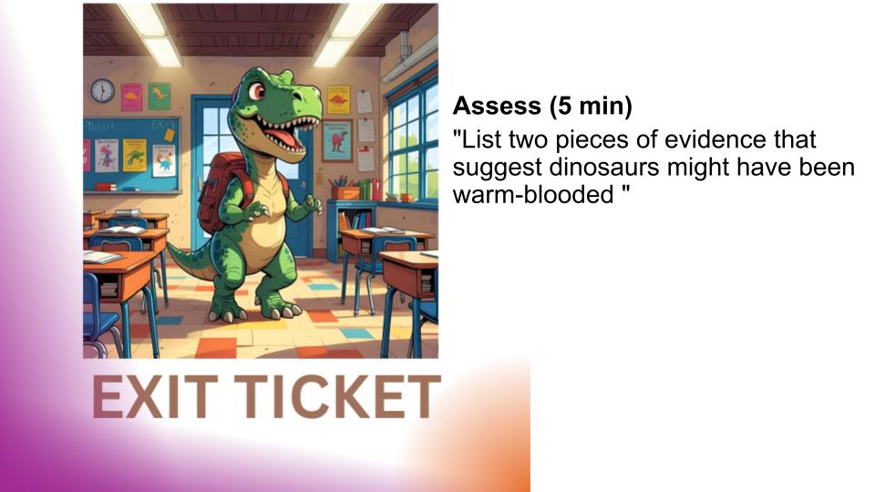 Dinosaurs endothermic (warm-blooded) or ectothermic (cold-blooded) unit ...