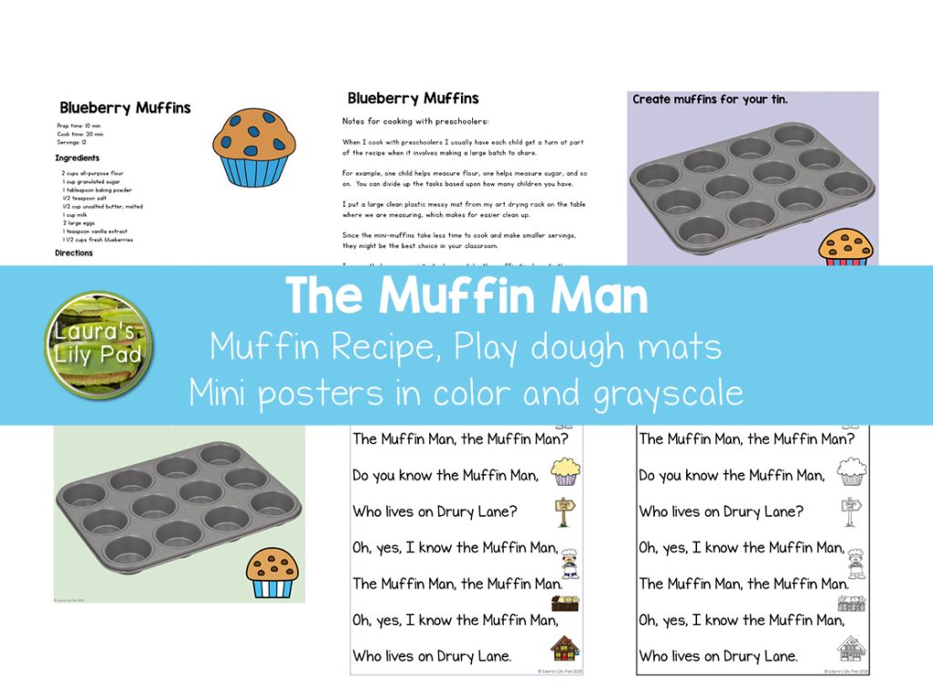 The Muffin Man Nursery Rhyme Unit | Made By Teachers