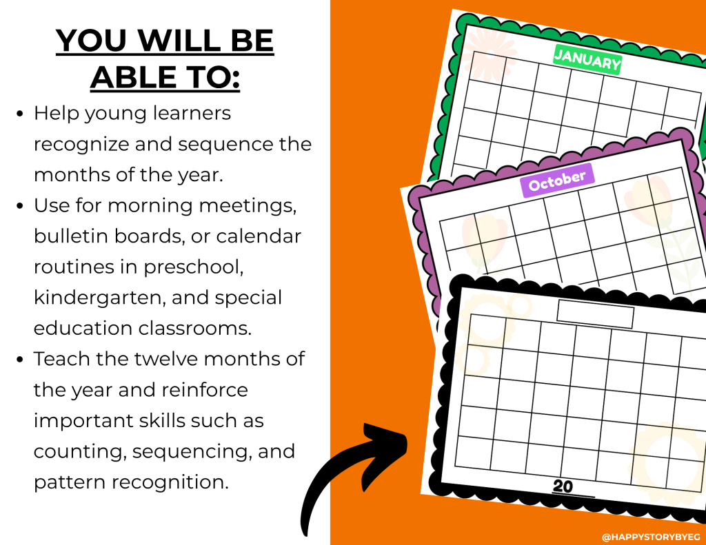 Classroom Months of the Year Label Posters | Calendar Cards - Made By ...