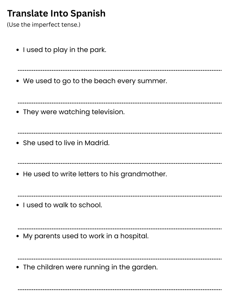 GCSE Spanish Grammar Booster: The Imperfect Tense | Made By Teachers