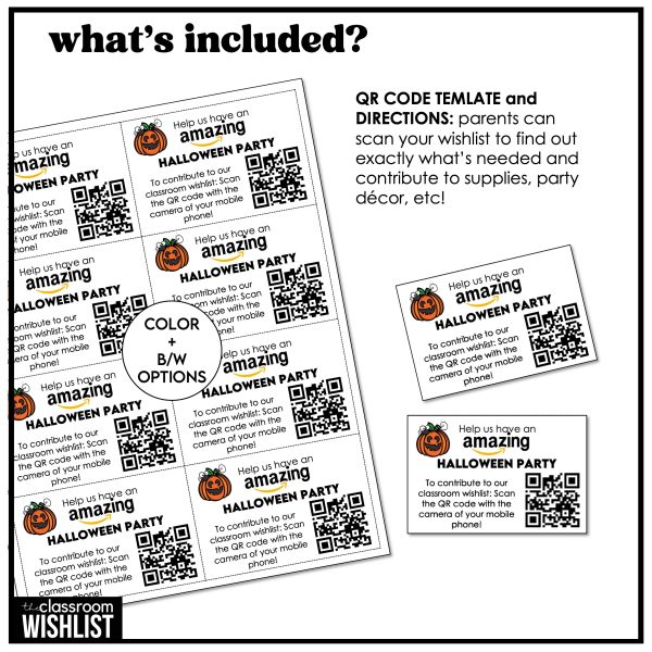 Halloween Party Letter to Parents Template | Editable | Supply WishList ...