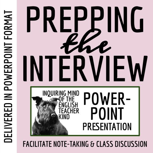 Interviewing Skills PowerPoint Presentation for High School (Intro to ...