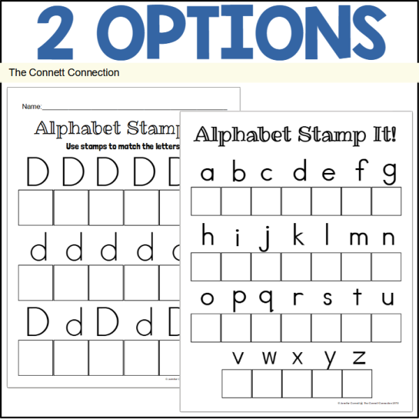 Alphabet Stamping Worksheets | Made By Teachers