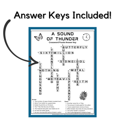 Classic Short Story Crossword Puzzle and Word Search Bundle | Made By ...