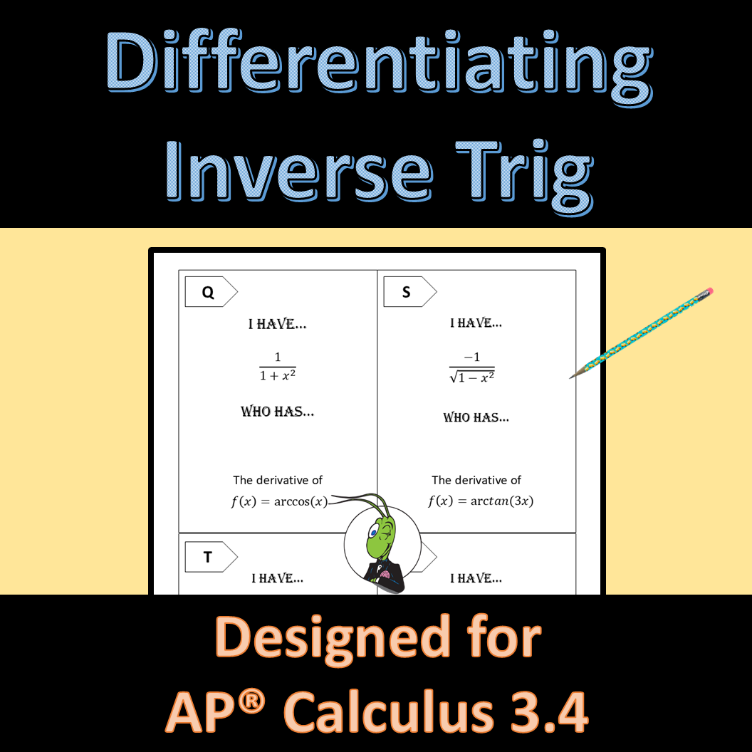Differentiating Inverse Trig Functions AP® Calculus 3.4 Activity I have ...