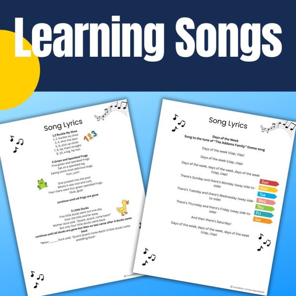 Song Lyrics to 150 Preschool Learning Songs for Circle Time Fun - Made ...