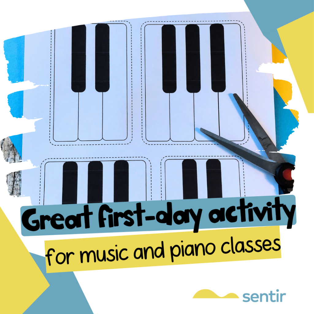 Build a Piano Keyboard Puzzle | Printable Cut-and-Paste Activity for ...
