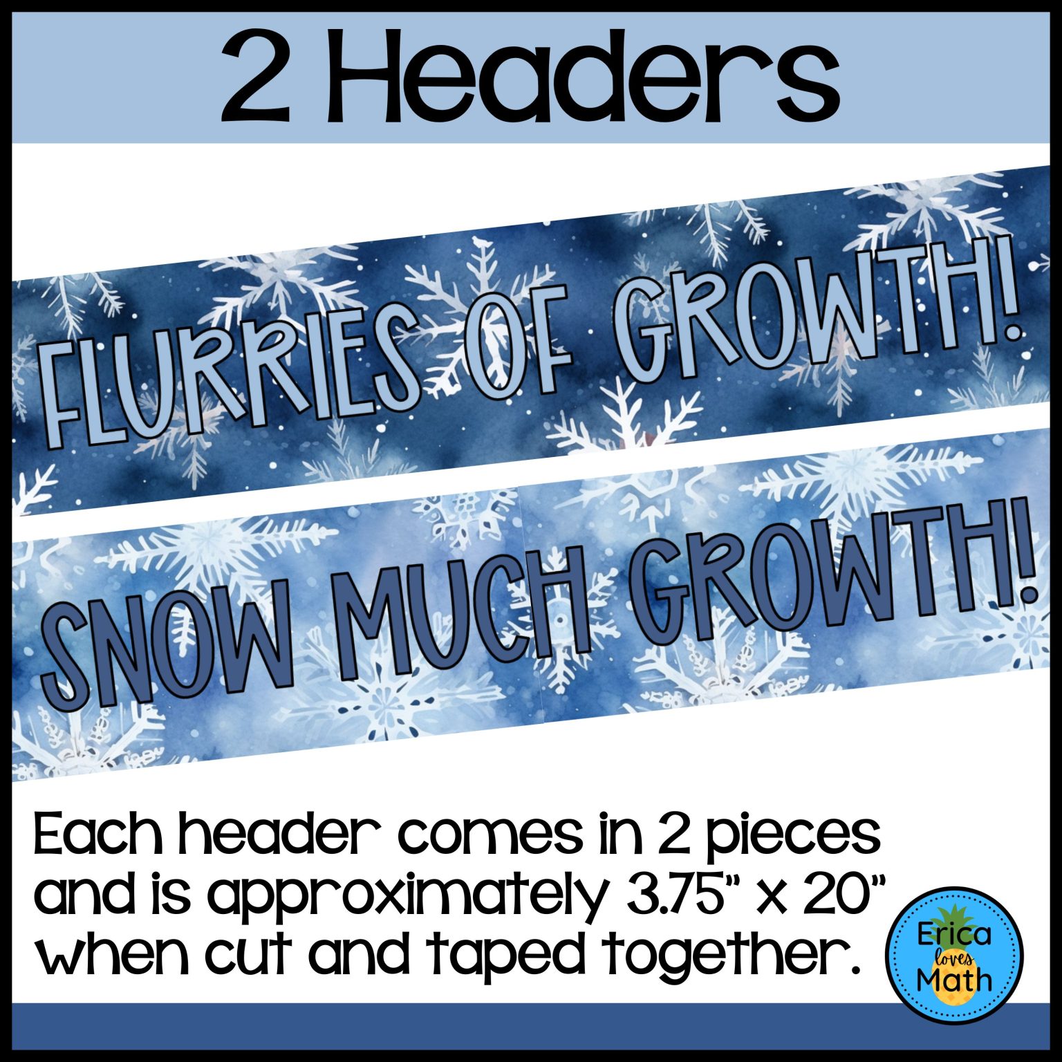 Winter-Themed Growth Mindset Posters & Decor for Bulletin Boards | Made ...