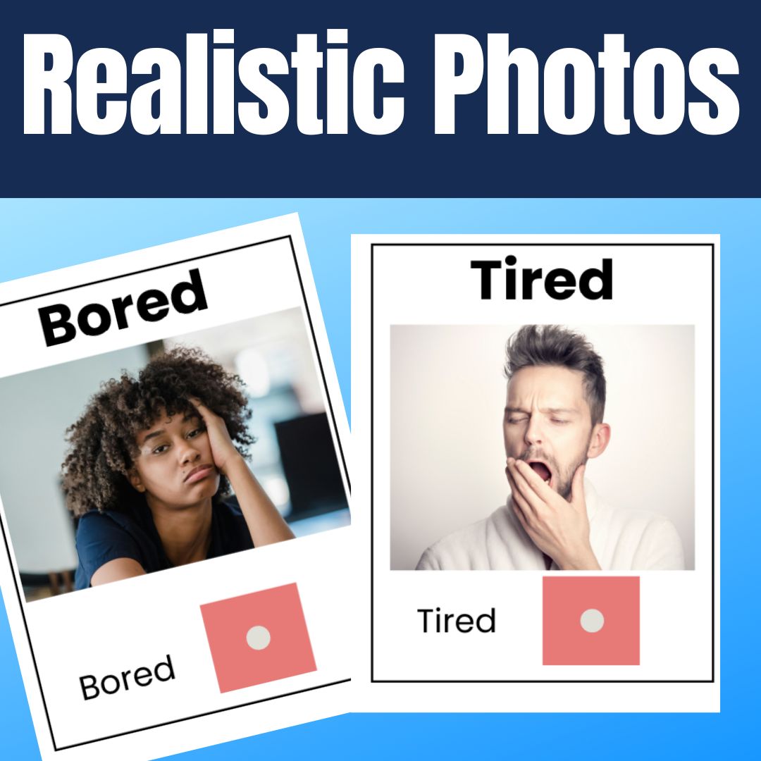 Match Emotions & Feelings – Adapted Interactive Book Aligned with ABLLS ...