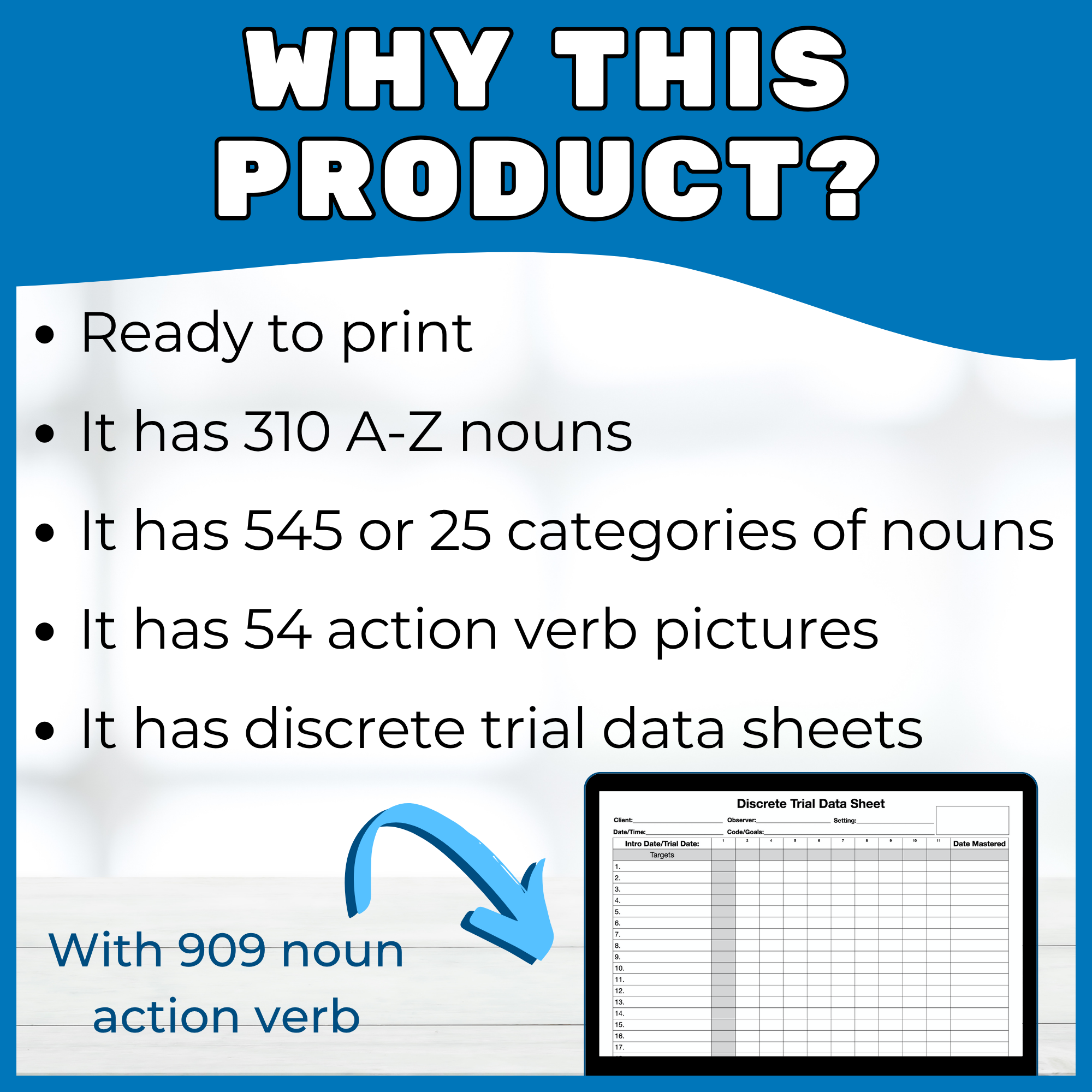 BUNDLE Verbal Behavior ABA 909 Noun and Action Verb Flash Cards for ...