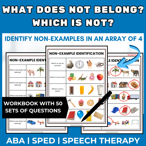 Which One Does Not Belong? Which is Not? Non-Examples Worksheet Book ...