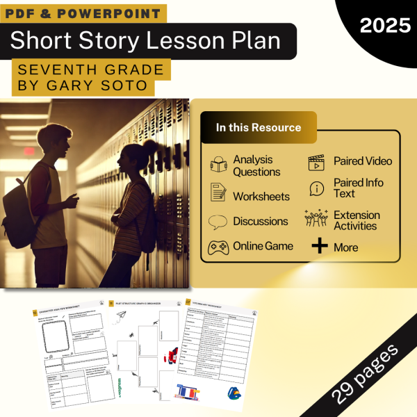 Seventh Grade by Gary Soto Lesson Plan - 1 Week Teaching Unit - Made By ...