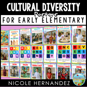 Cultural Diversity and Inclusion Posters for Early Elementary | Made By ...