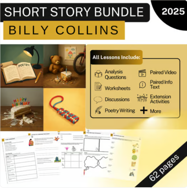 Billy Collins Poetry Bundle - Introduction to Poetry, The Lanyard, On ...