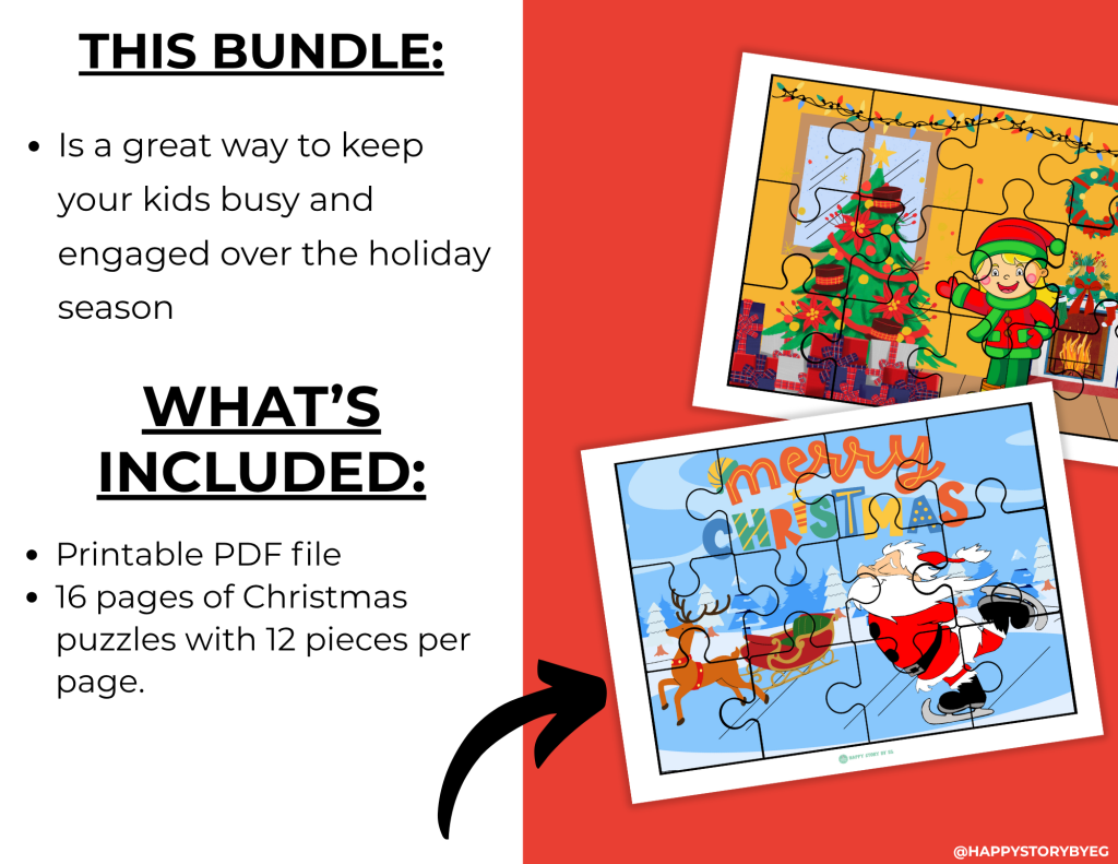 BUNDLE Christmas Activities and Christmas Worksheets for Preschool ...