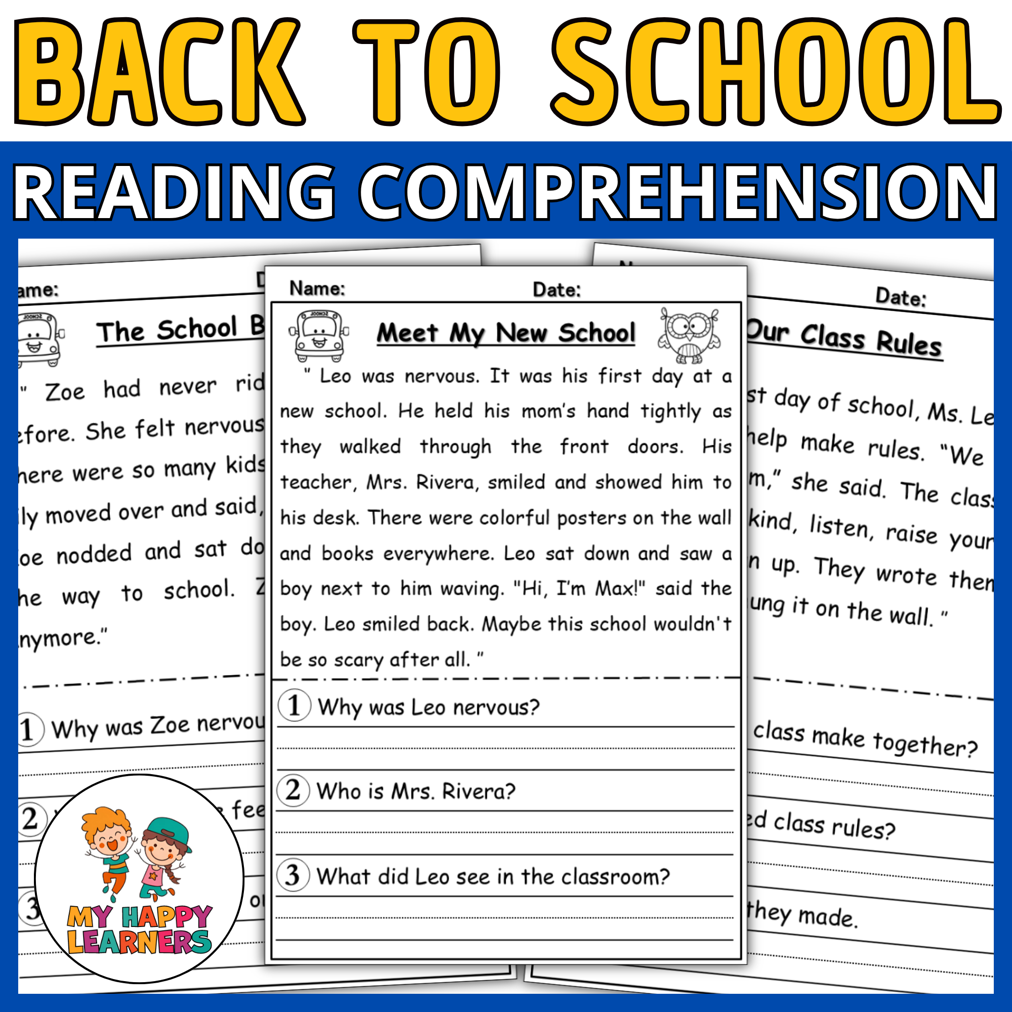 Nouns and Pronouns Worksheets - Grammar Activities for 1st 2nd 3rd ...