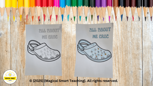 All About Me Crocs | Fun Back to school Activity | First Day of School ...