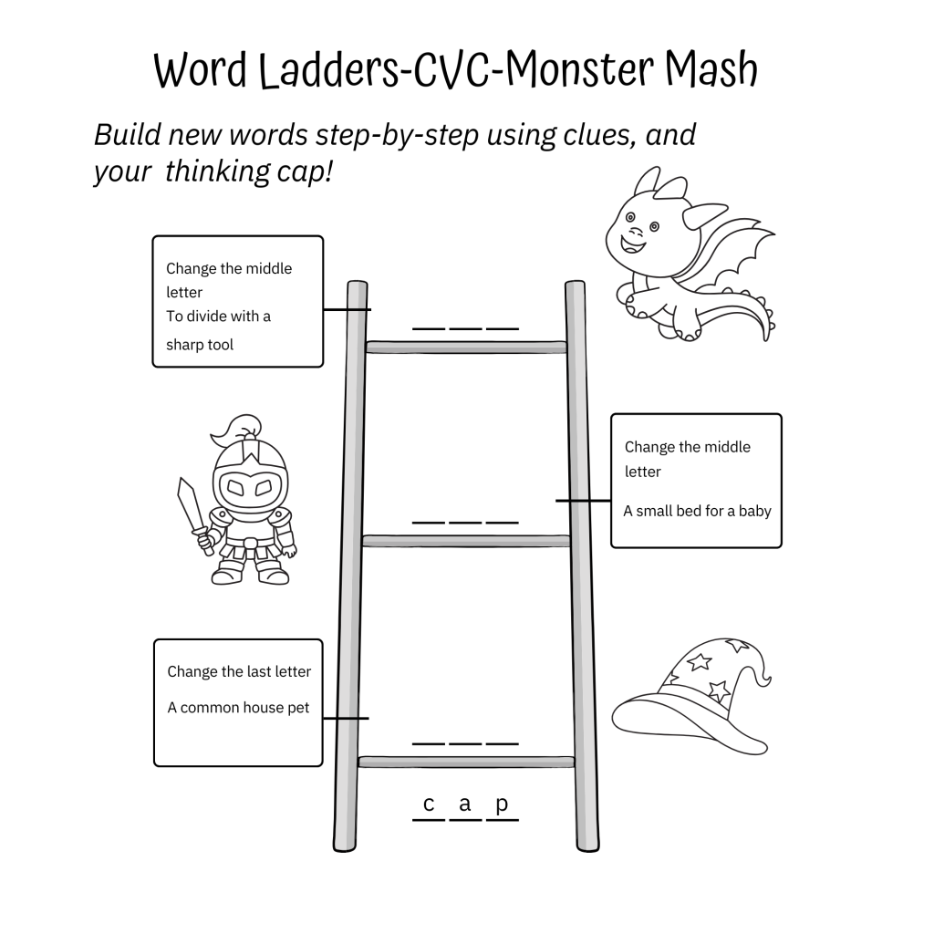 Monster Mash-Word Dash, CVSs, Phonics and Consonant Blends-For Grades 1 ...