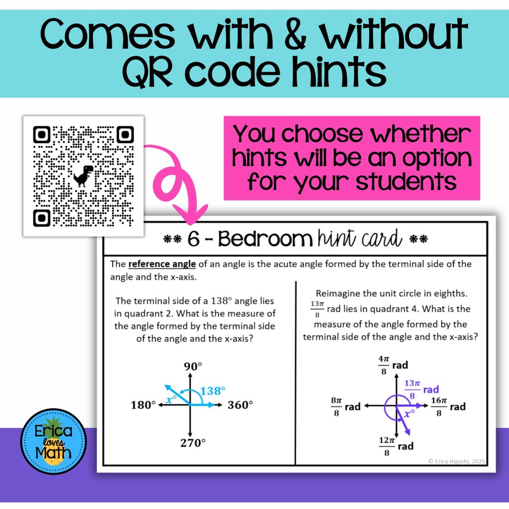 The Unit Circle Escape Room Activity (Digital & Printable) - Made By ...
