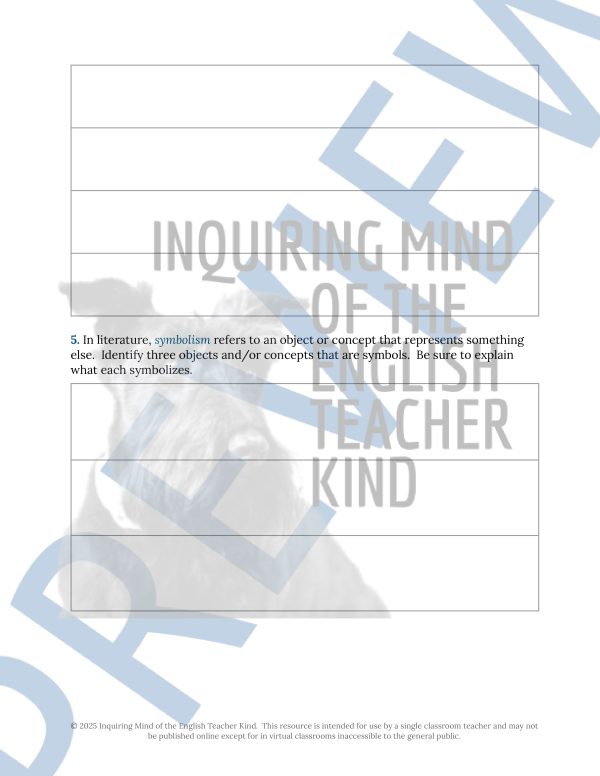 "A Journey" by Edith Wharton Literary Craft Analysis Activity for High ...