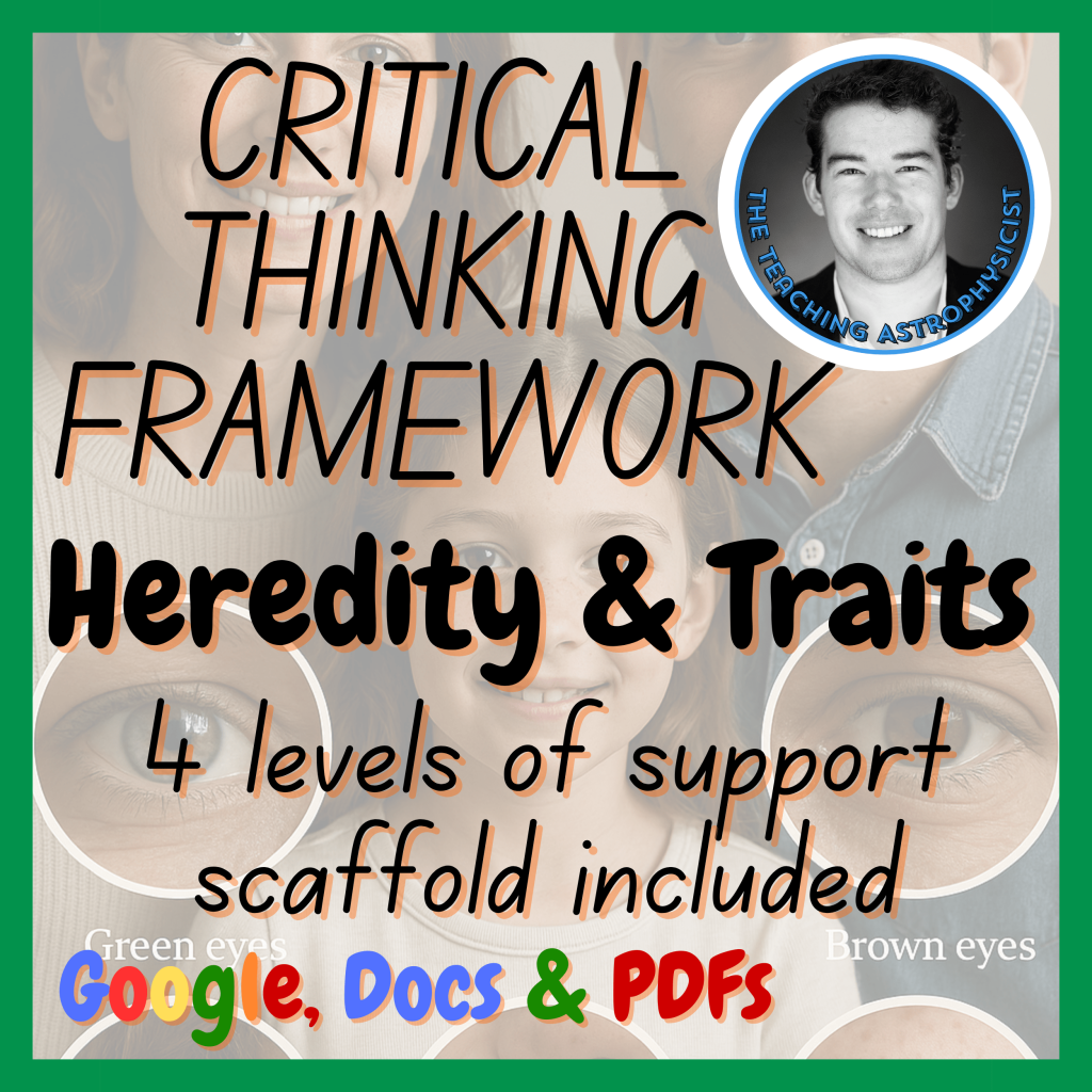 Heredity & Traits | Biology Critical Thinking Framework 4 Level ...