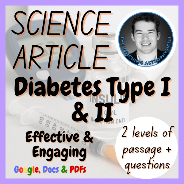 Diabetes Type I & II | Science Reading Comprehension 2 Passage ...