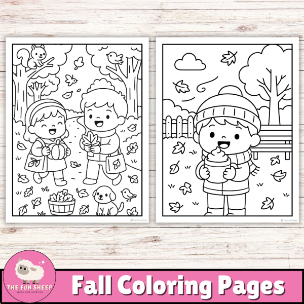 Fall Coloring Pages | Autumn-Themed Coloring Sheets for Preschool ...