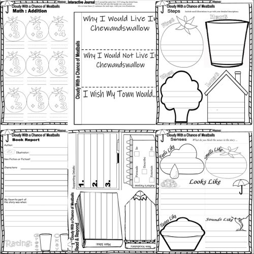 Cloudy With a Chance of Meatballs Read Aloud Book Study Companion ...