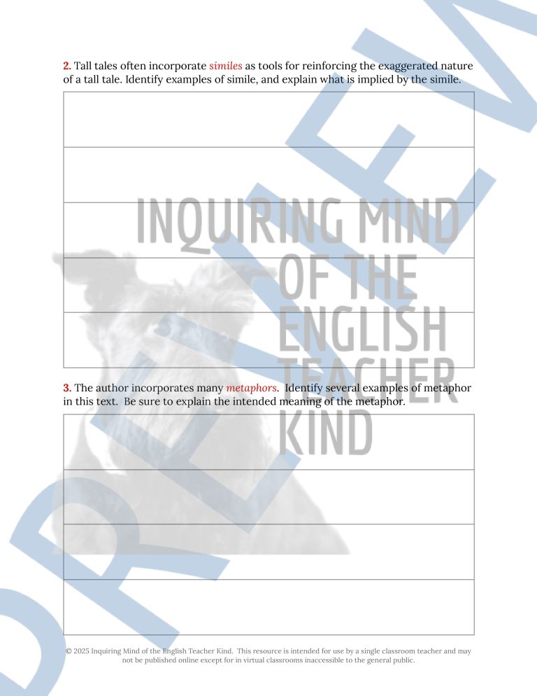 "The Devil and Daniel Webster" Quiz, Analysis Worksheets, and ...