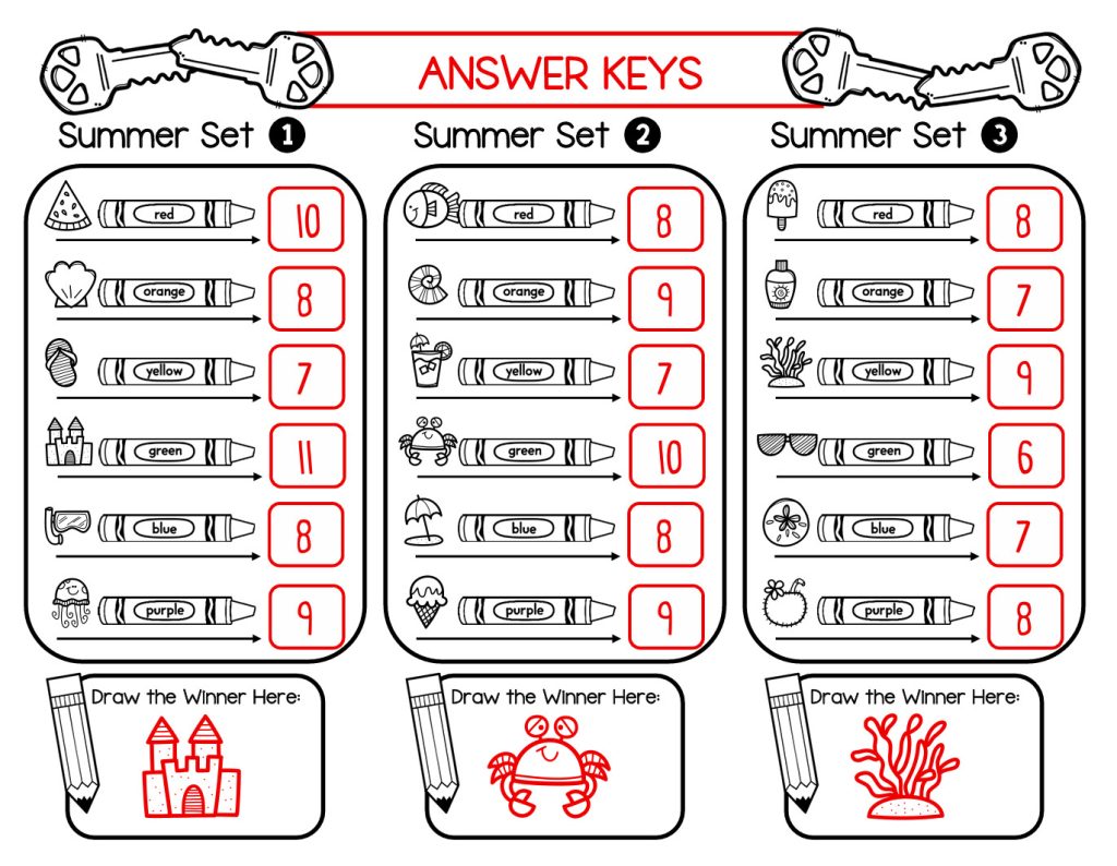 Find, Color, Count! - Summer Enrichment Games | Made By Teachers
