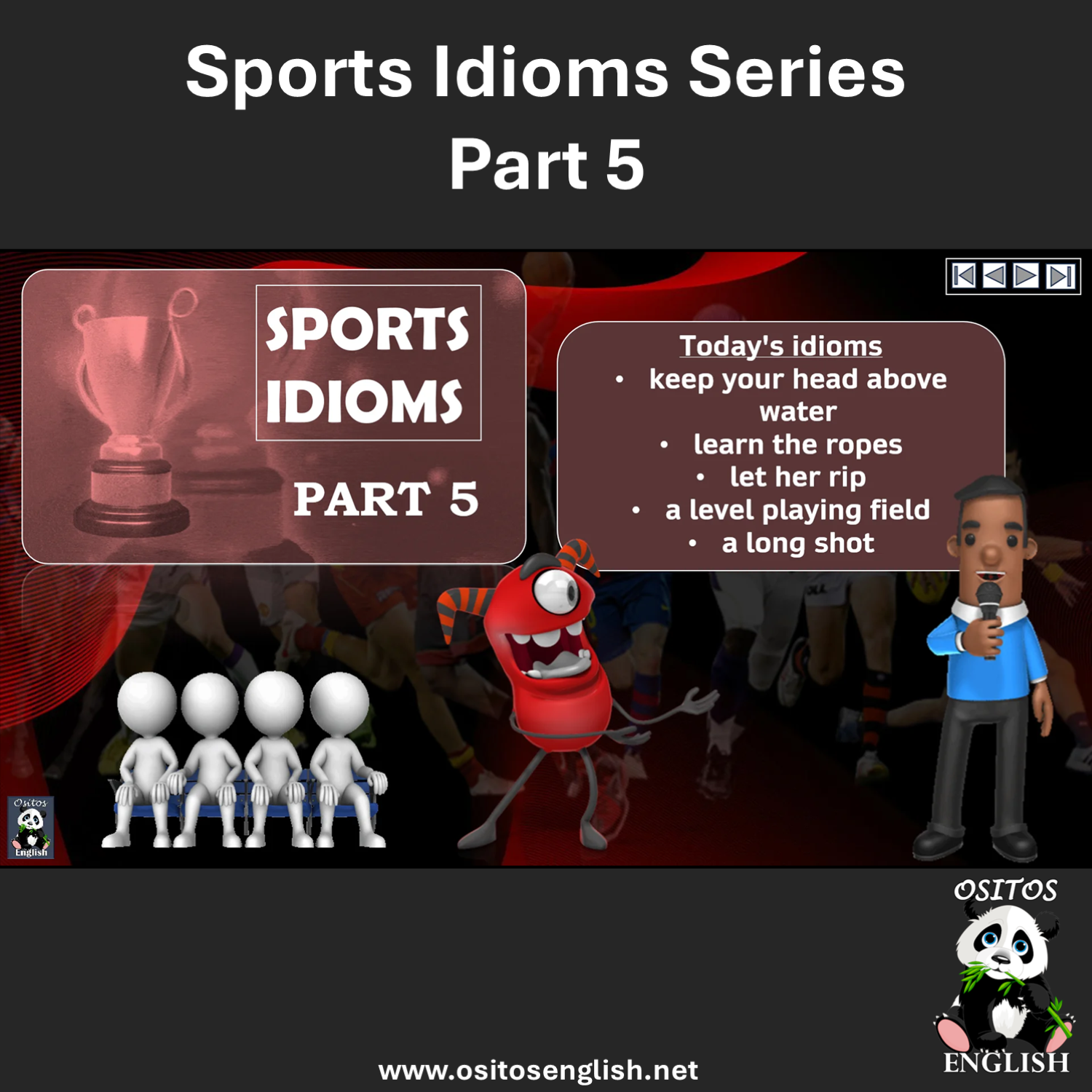Advanced ESL: Sports Idioms Part 3 | Made By Teachers