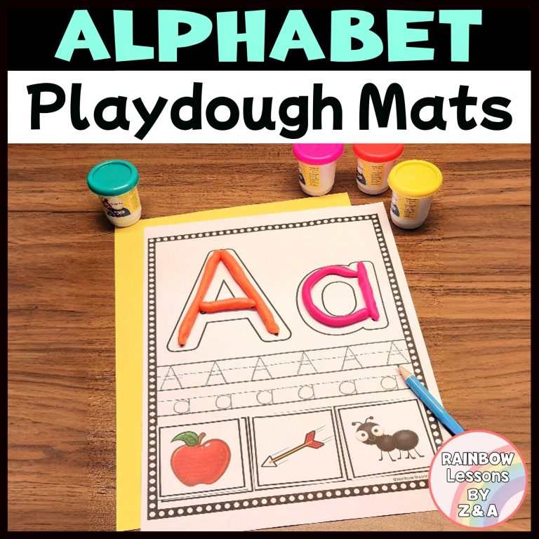 Alphabet Playdough Mats | Alphabet Practice | Letter Recognition Play ...