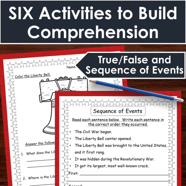 American Symbols Reading Comprehension Activities - Facts About the ...