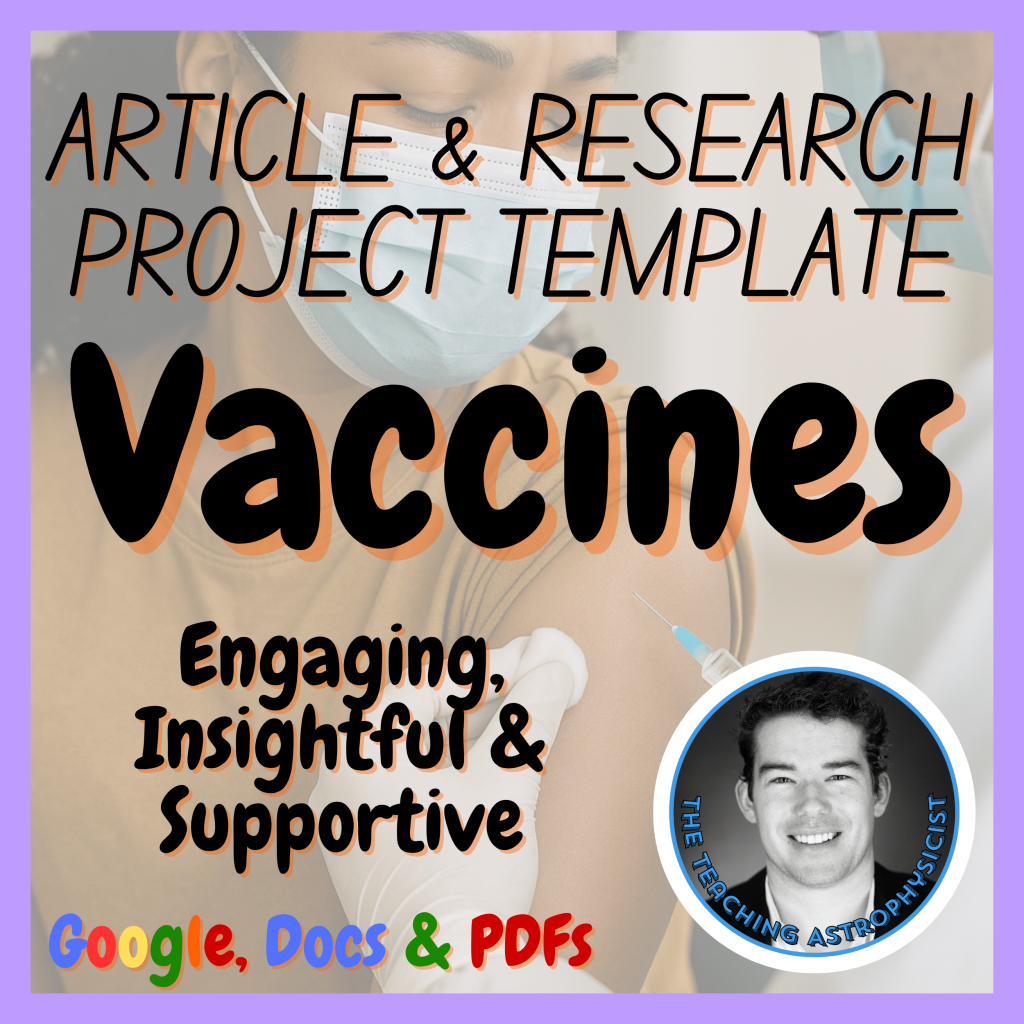 Vaccines | Science Article + Research Project Template | Health ...