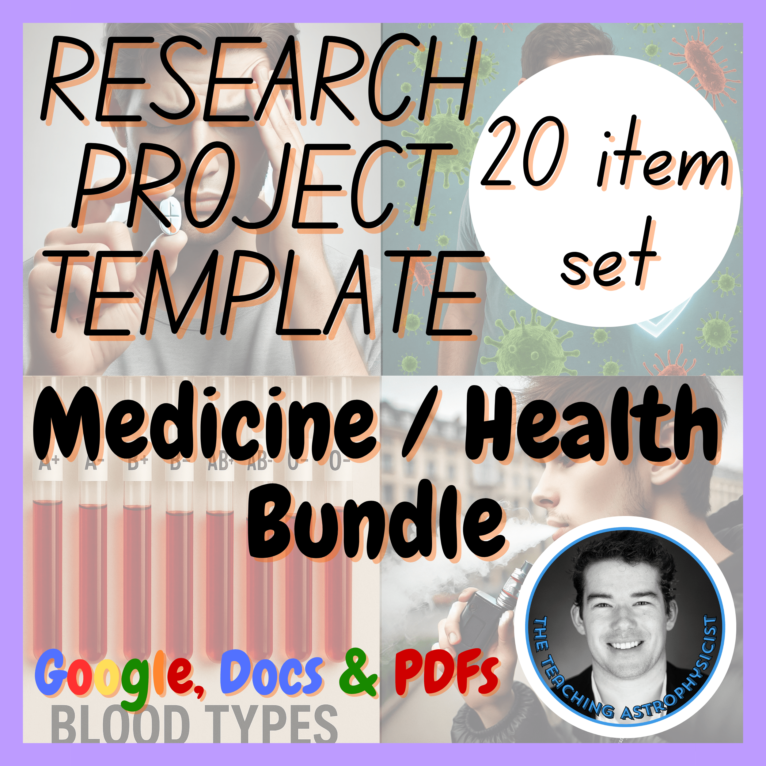 Vaccines | Health Medicine Science Research Project Template | Digital ...